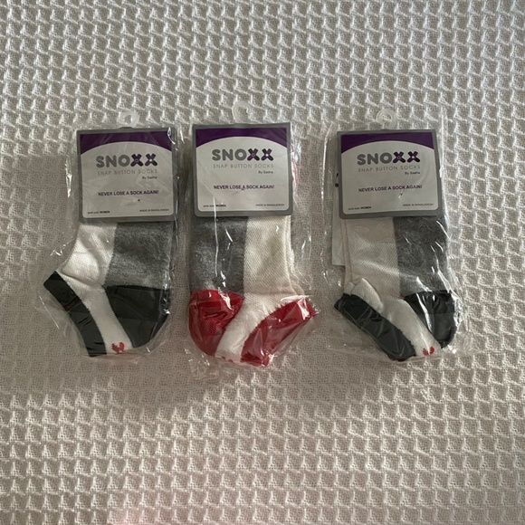 Snoxx | Accessories | Snoxx Snap Button Socks 3 Pairs | Poshmark